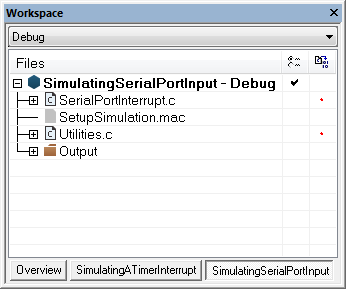 Simulating serial port input